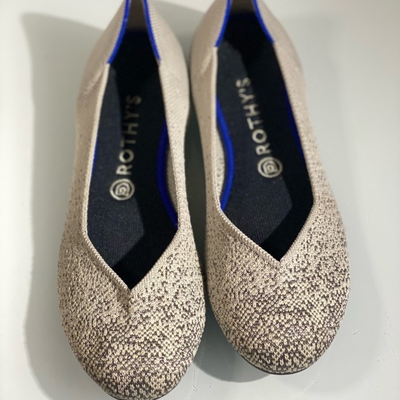 Rothy's | Shoes | Rothys Metallic Flats Rare | Poshmark